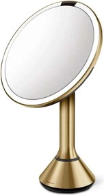 Simplehuman - Kosmetické zrcátko s LED osvětlením, mosaz ST3061