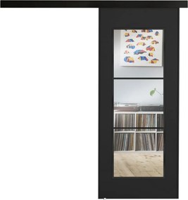 Posuvné dveře s krycí lištou TORI 90 grafitový