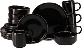 XXXLutz KOMBINOVANÁ SOUPRAVA Nordic Festive Schwarz 16dílné Creatable - Online Only nádobí - 007768073902