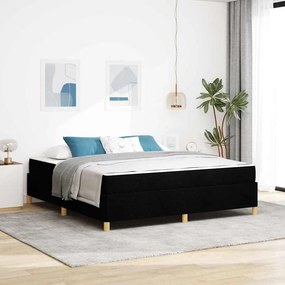Rám postele Černá 180 x 200 cm textil 3398957