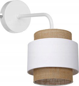 Nástěnná Lampa Juta Boho Jutová Dvojitá
