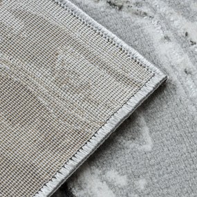 Dywany Łuszczów, Kusový koberec Bliss Z162BZ253 grey/cream, 80x150, šedá, kancelář