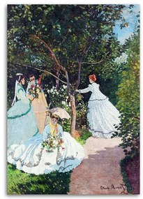 Obraz na plátně REPRODUKCE Ženy v zahradě.Monet - 40x60 cm