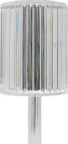 Stolní lampa Simple, 1x transparentní stínítko