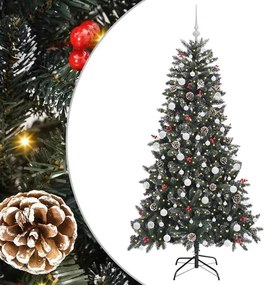 Umělý vánoční stromeček Zelená 180 cm PVC, plast a ocel 3395883