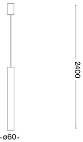 Ideal Lux - LED Lustr na lanku 1xGU10/7W/230V CRI90 měděná