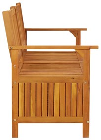 Úložná lavice 148 cm masivní akáciové dřevo,  316743