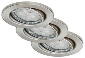 Briloner | Briloner 7149-032 - SADA 3xLED Stmívatelné koupelnové svítidlo 1xGU10/5W/230V IP23 | BL0866