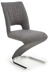 HALMAR K441 židle šedá/černá