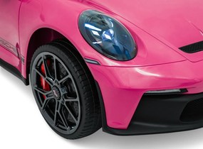Ramiz Dětské závodní auto Porsche 911 GT3 STRONG MP4 růžové