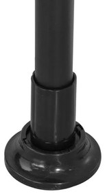 Sobuy SoBuy KLS07-SCH Teleskopický stojan Teleskopický šatní systém Nastavitelný stojan na šaty Š (52-80) x V (233-300) cm