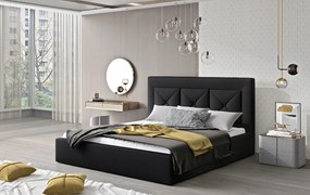 Cloe postel 140x200 kovový rošt/plynové písty/úložný prostor Materiál / Dekor: Soft 11