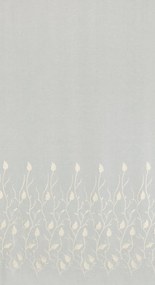 ZÁCLONA NA KROUŽCÍCH BROKLYN 140X250 CM CM VZOROVANÁ