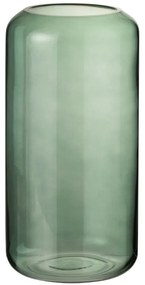 OnaDnes -20% Zelená skleněná váza J-line Cylin 32 cm