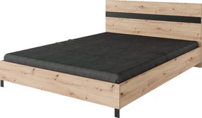 ADRK Furniture Dvoulůžková postel s roštem MALEN ADRK-B-MAL-165-A
