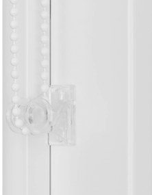 Dekodum Roleta den a noc v bílé kazetě premium, barva látky Stříbro Šířka (cm): 54, Výška (cm): Standardní (do 150 cm), Strana mechanismu: Práva