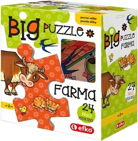 EFKO Baby puzzle Farma / 24 dílků / velké dílky / od 2 let