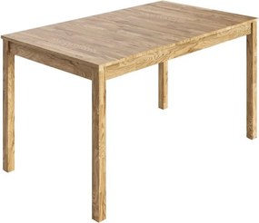 XXXLutz JÍDELNÍ STŮL, černá, barvy dubu, 160(200)/80/75 cm P & B - Jídelní stoly - 001427001301