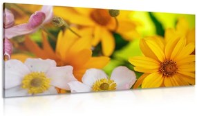 Obraz letní kytice - 120x60 cm