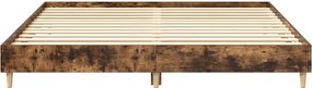 Rám postele bez matrace kouřový dub 180x200cm kompozitní dřevo 3329025