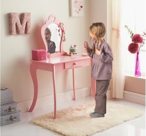 Dětský toaletní stolek Lilly růžový