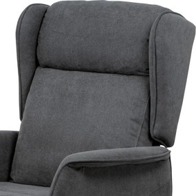 Polohovací křeslo šedé, elektrické TV-1190 GREY2
