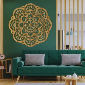 Nástěnný dřevěný obraz mandala světlo života | SENTOP HDF0508