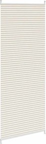 Plisovaná roleta 70 x 200 cm krémová 240632