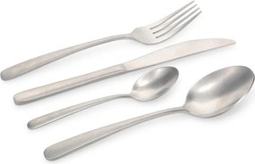Nerezový příbor 16 ks ve stříbrné barvě pro 4 osoby Aura – Salt&Pepper