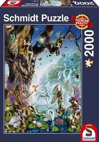 SCHMIDT Puzzle V údolí vodních víl / 2000 dílků / od 12 let