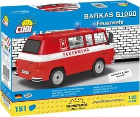 COBI 24594 Barkas B1000 Hasiči / 1:35 / 151 kostek / od 5 let