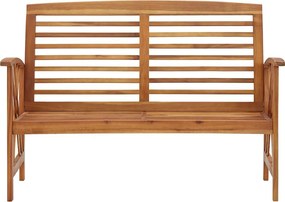 Zahradní lavice 119 cm masivní akáciové dřevo 310269