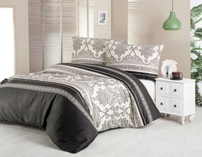 Kvalitex Saténové prodloužené povlečení LUXURY COLLECTION 140x220, 70x90cm AHISKA černá