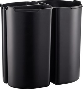Odpadkový koš Multi Collector 2 x 25 l černý matný