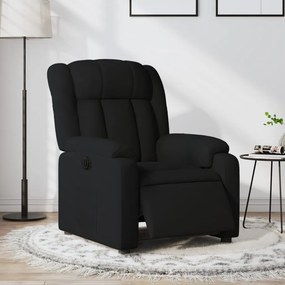 Elektrické polohovací křeslo černé textil 3205294