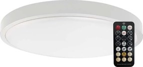 LED Solution Bílé přisazené LED svítidlo Plano kulaté 350mm 24W IP44 s pohybovým MW čidlem a DO 76631