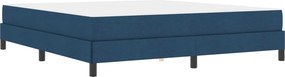 Postel s boxspringem Modrá 180 x 200 cm textil 3398513