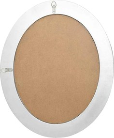Nástěnné zrcadlo barokní styl 50 x 60 cm stříbrné 320350