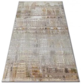 koberec AKRYL VALENCIA 5032 Kůra béžový / Žlutá velikost 80x150 cm | krásné koberce cz