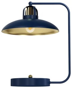 Stolní lampa FELIX 1xE27/60W/230V modrá