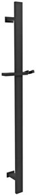 Sapho - Sprchová tyč včetně držáku, 60 cm, černá mat SC415