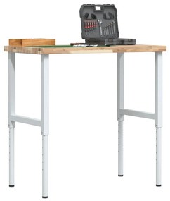 Pracovní stůl 100x60x(73–99,5) cm masivní akácie obdélníkový 3309713
