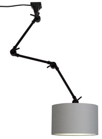 Nástěnná lampa Amsterdam 3220, L barva stínidla: light grey (LG)