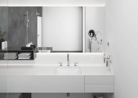 Hansgrohe Vernis Shape, umyvadlová baterie s výpustí, 3-otvorová instalace, chromová, 71563000