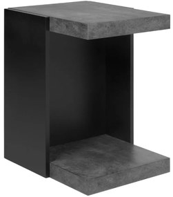 OnaDnes -20% Betonově šedý odkládací stolek TEMAHOME Klaus 45 x 38 cm
