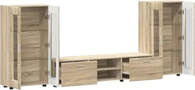 Sestava TV skříněk FLORIN 3 ks Sonoma dub Kompozitní dřevo 3397936