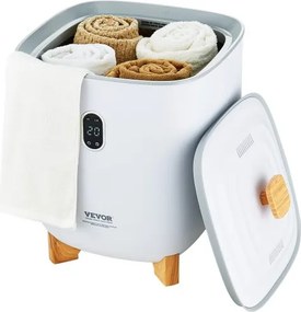 25 L vědro ohřívače ručníků s LED obrazovkou Spodní vyhřívací sloupky Timer Bílá