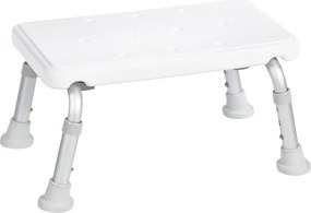 A0102601 Stolička s nastavitelnou výškou, sedák bílý, nosnost 150 KG