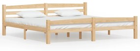Rám postele masivní borové dřevo 200 x 200 cm