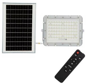 V-Tac | LED Venkovní solární reflektor LED/15W/3,2V IP65 4000K bílá + DO | VT1366